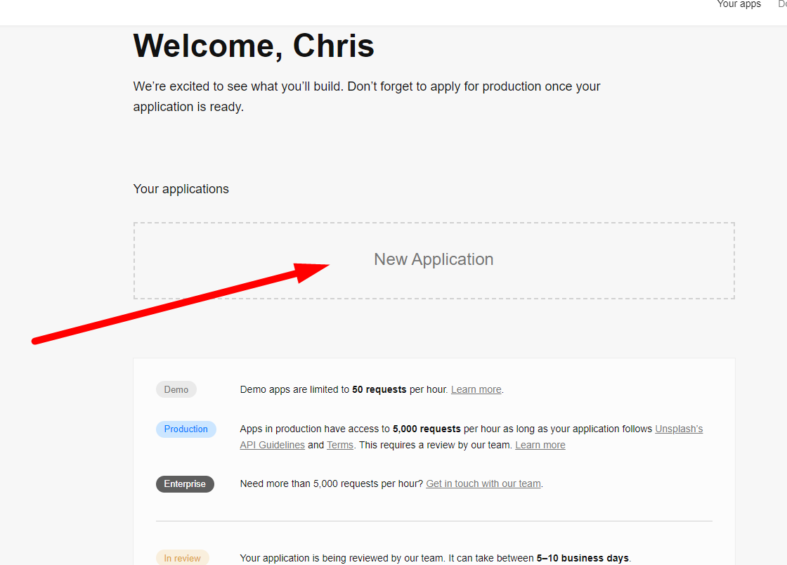 Get Your Unsplash API Key - AI Wise Mind